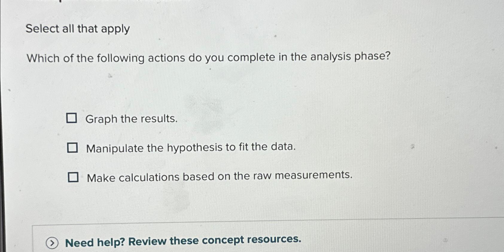 Solved Select all that applyWhich of the following actions | Chegg.com