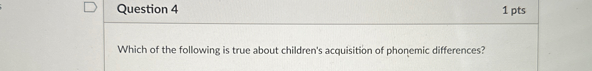 Solved Question 41 ﻿ptsWhich of the following is true about | Chegg.com