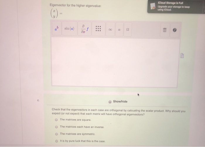 Solved Format: Enter eigenvalues with multiplicity, | Chegg.com