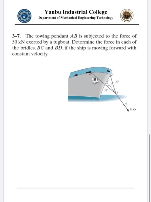 PERS Yanbu Industrial College Department of | Chegg.com