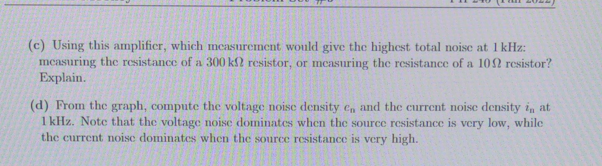 3. The noise figure (NT) of an amplifier, when | Chegg.com