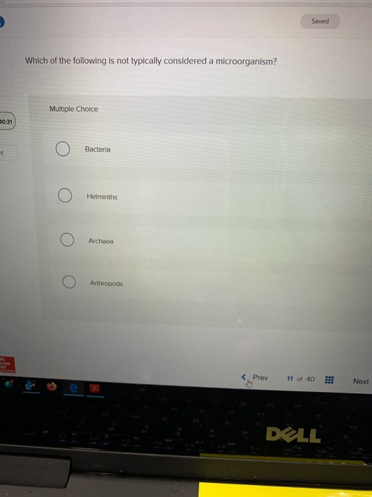 Solved Saved Which of the following is not typically | Chegg.com