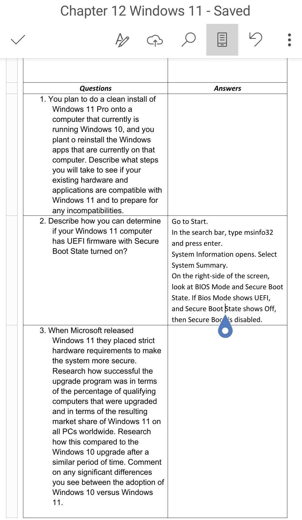 Solved Chapter 12 Windows 11 - Saved | Chegg.com