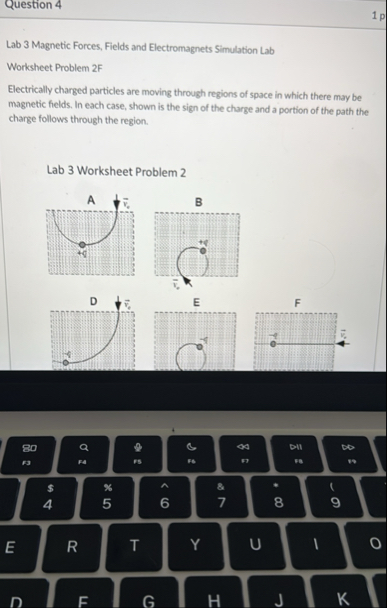 Question 41 ﻿pLab 3 ﻿Magnetic Forces, Fields and | Chegg.com