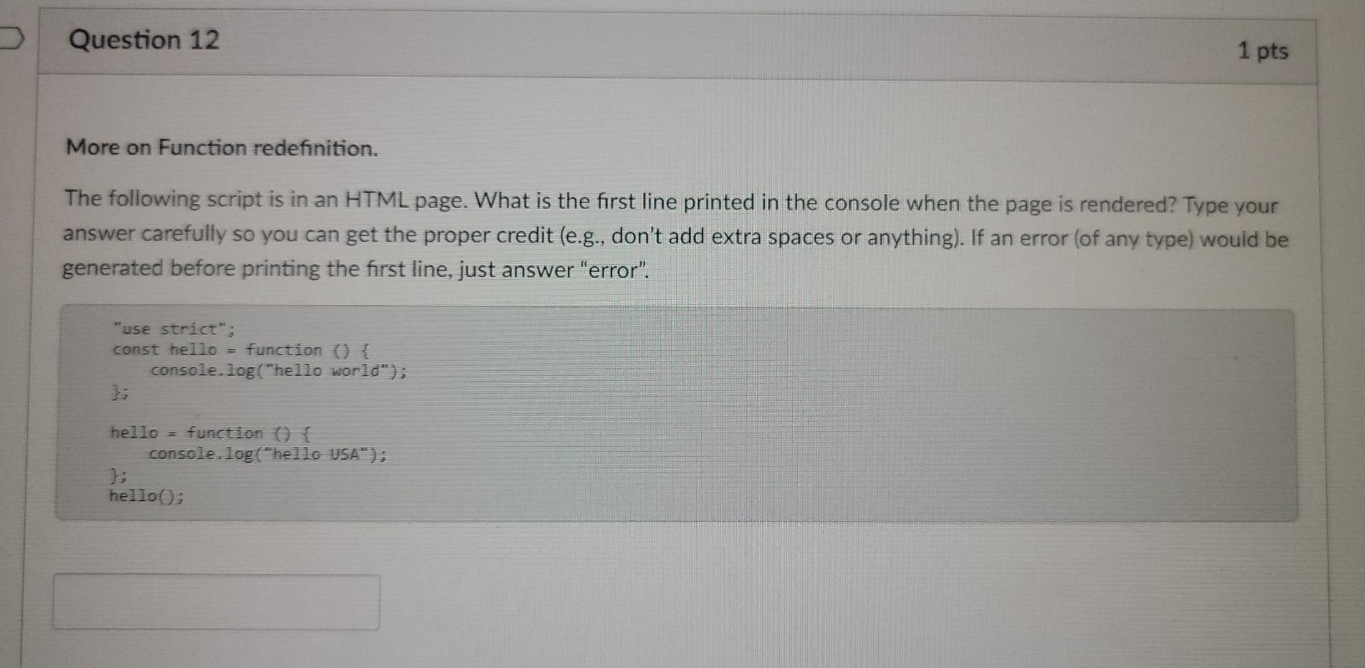 Solved D Question 10 2 pts let versus var. The following | Chegg.com