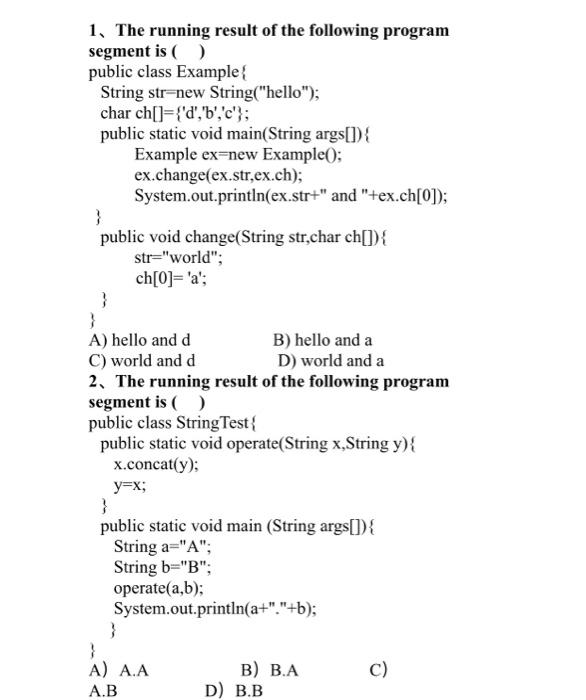 Solved ( java programming ) i will give thumbs up for the | Chegg.com