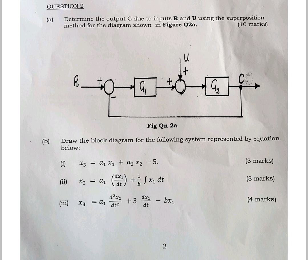 Solved QUESTION 2(a) ﻿Determine the output C ﻿due to inputs | Chegg.com