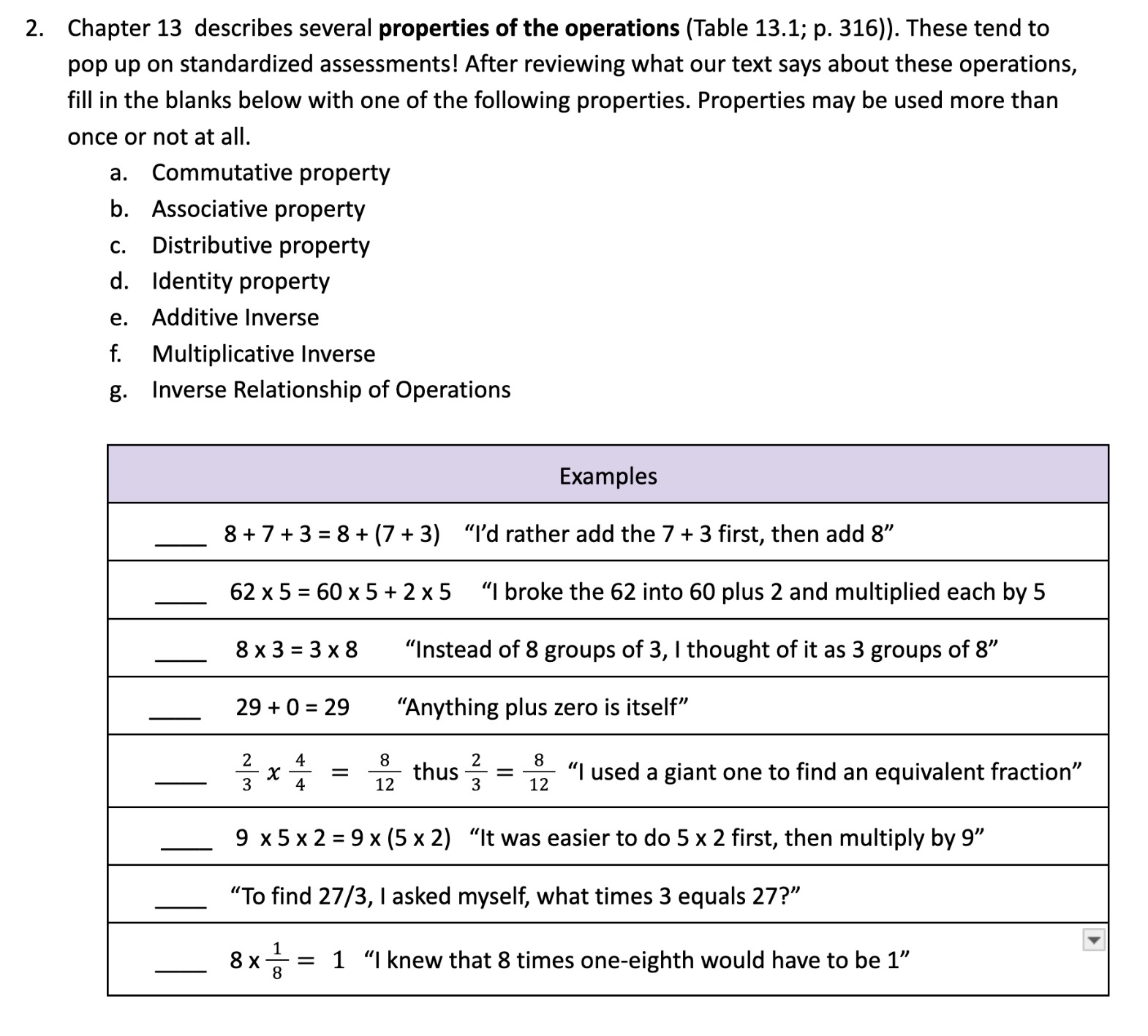 Solved Chapter 13 ﻿describes several properties of the | Chegg.com
