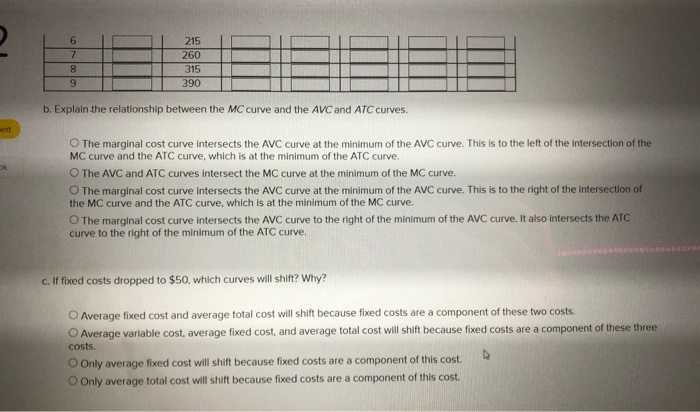 Solved 2 A firm has fixed costs of $100 and variable costs | Chegg.com