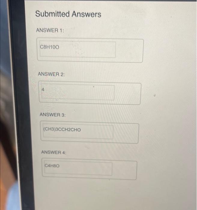 Solved Deduce the identity of the following compound from | Chegg.com