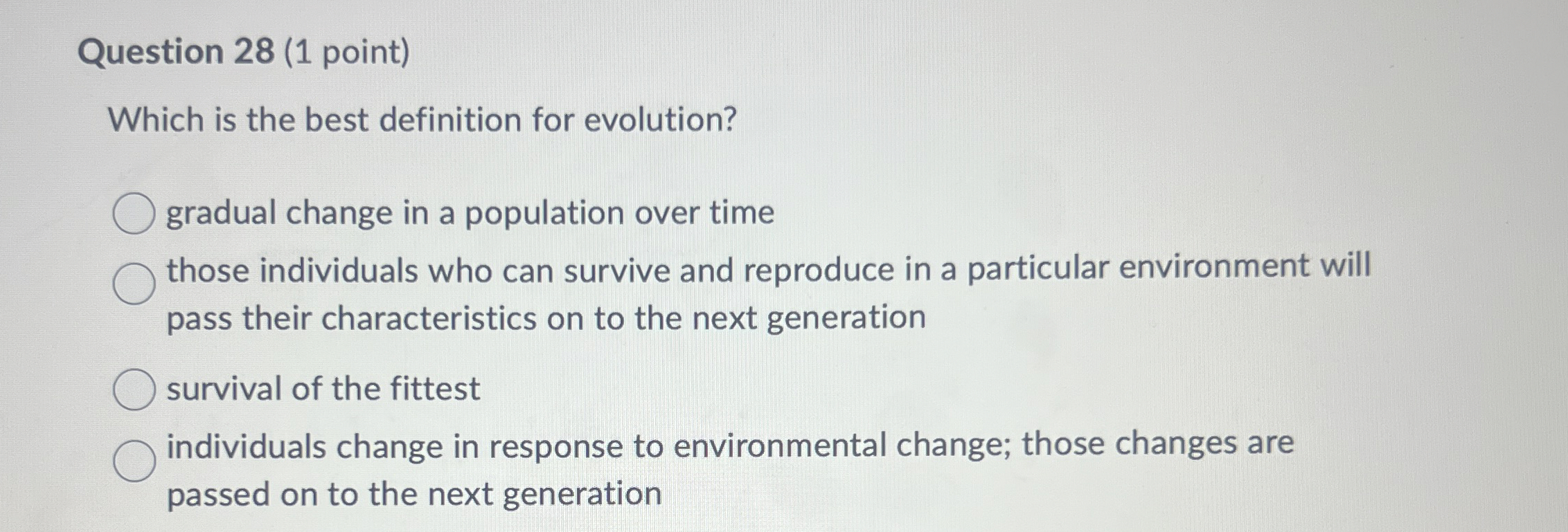 Solved Question 28 (1 ﻿point)Which is the best definition | Chegg.com