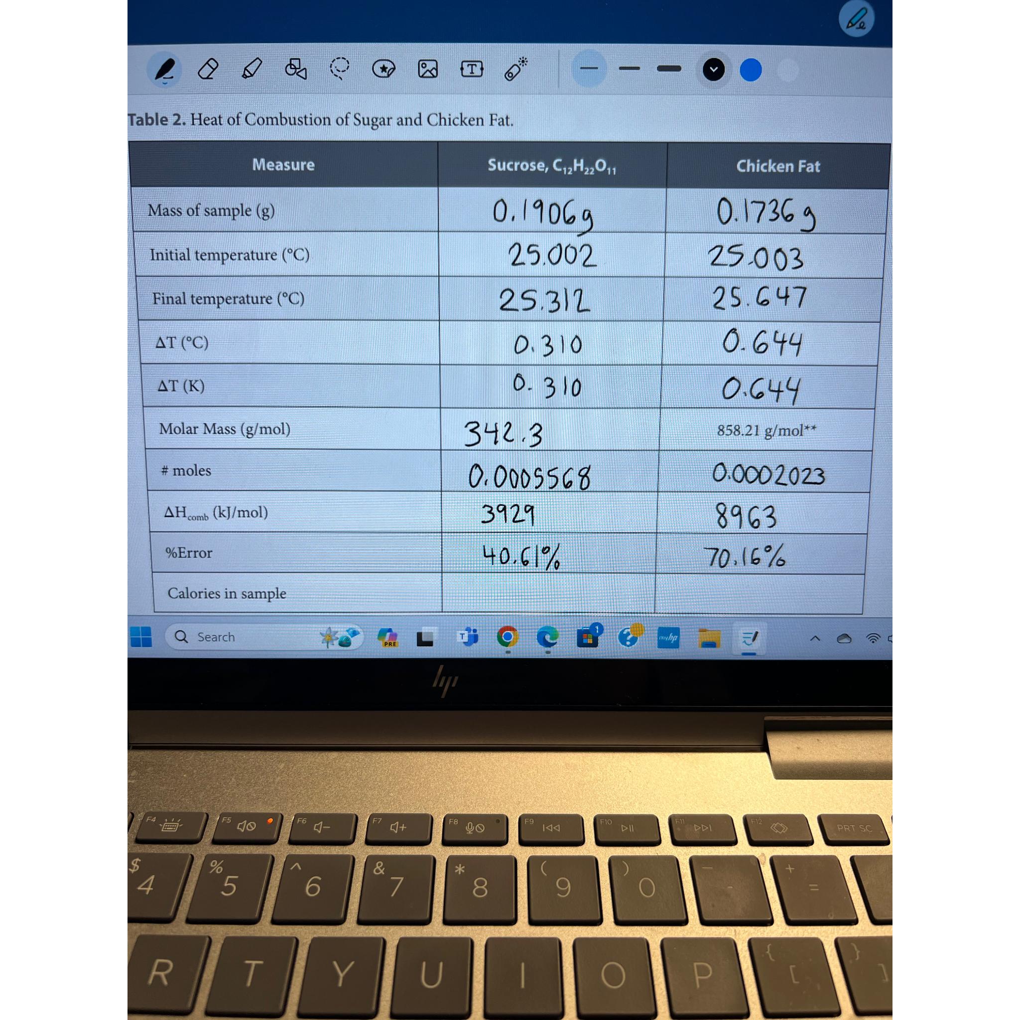 Solved How do you calculate the number of calories in a | Chegg.com