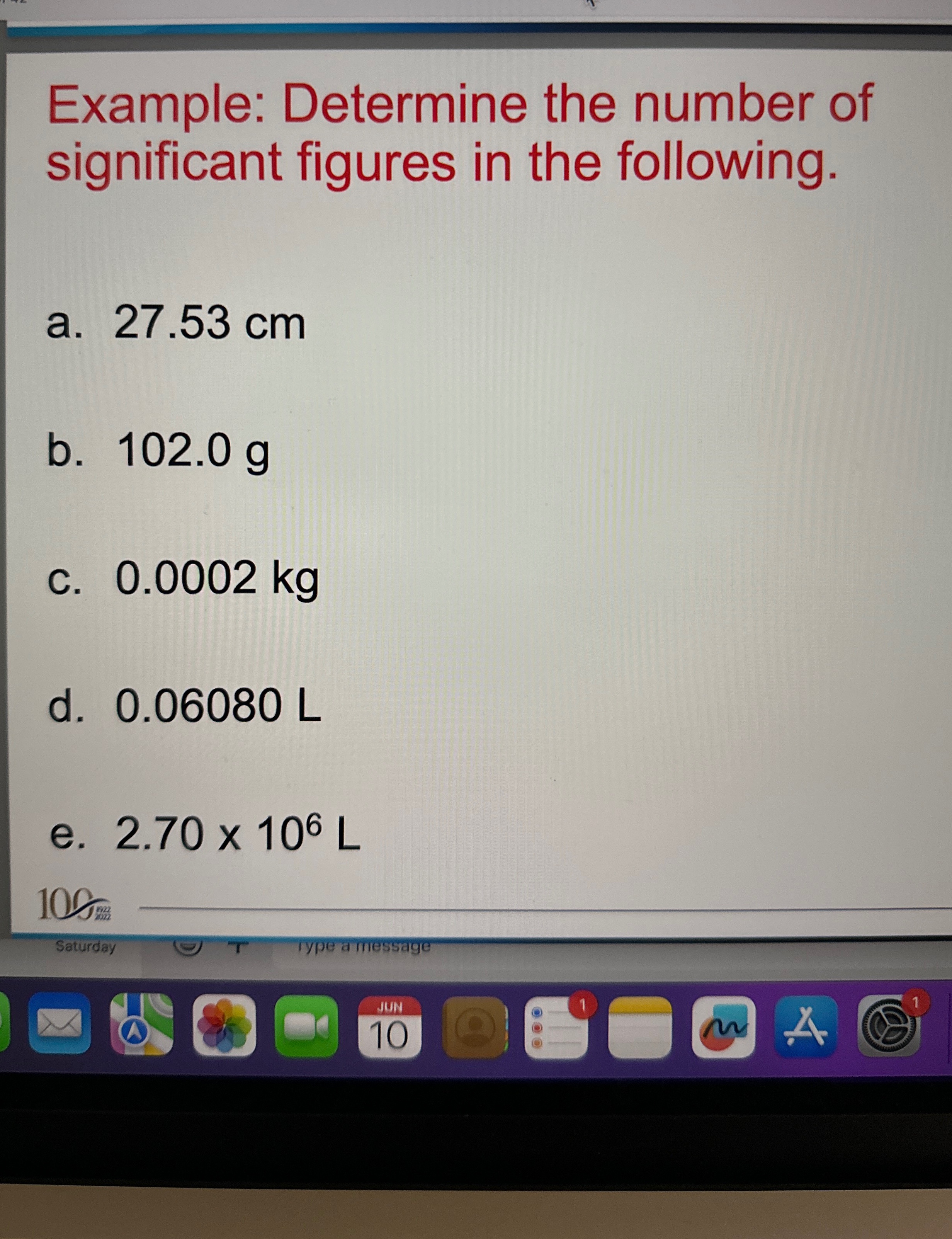 Solved Example: Determine the number of significant figures | Chegg.com