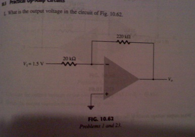 Solved What is the output voltage in the circuit of Fig. | Chegg.com