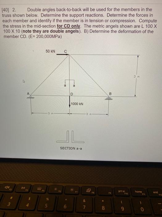Solved [40] 2. Double angles back-to-back will be used for | Chegg.com