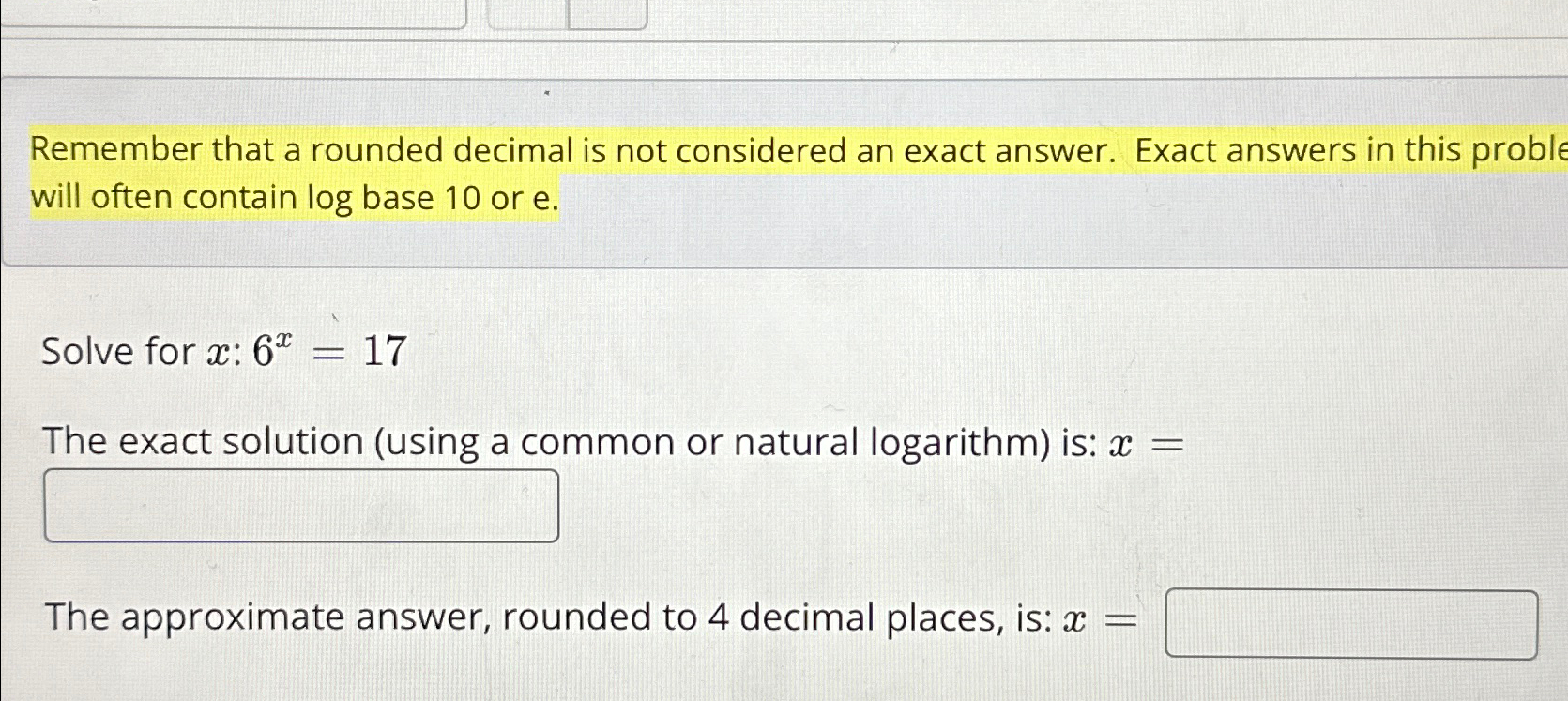 Solved Remember that a rounded decimal is not considered an | Chegg.com