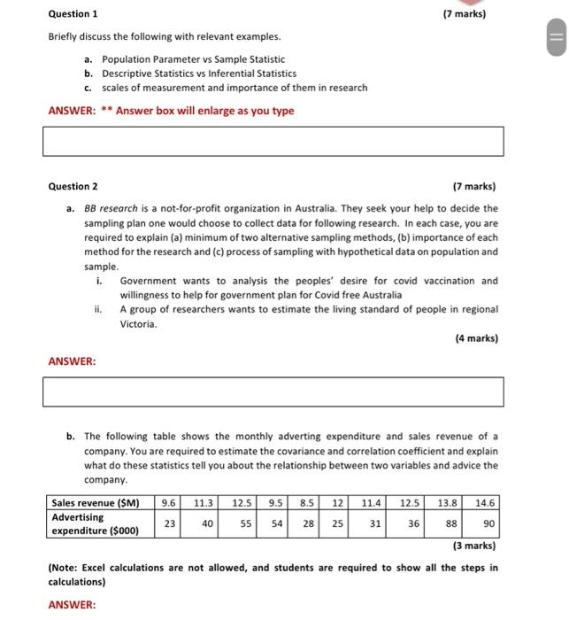 Solved (7 marks) = Question 1 Briefly discuss the following | Chegg.com