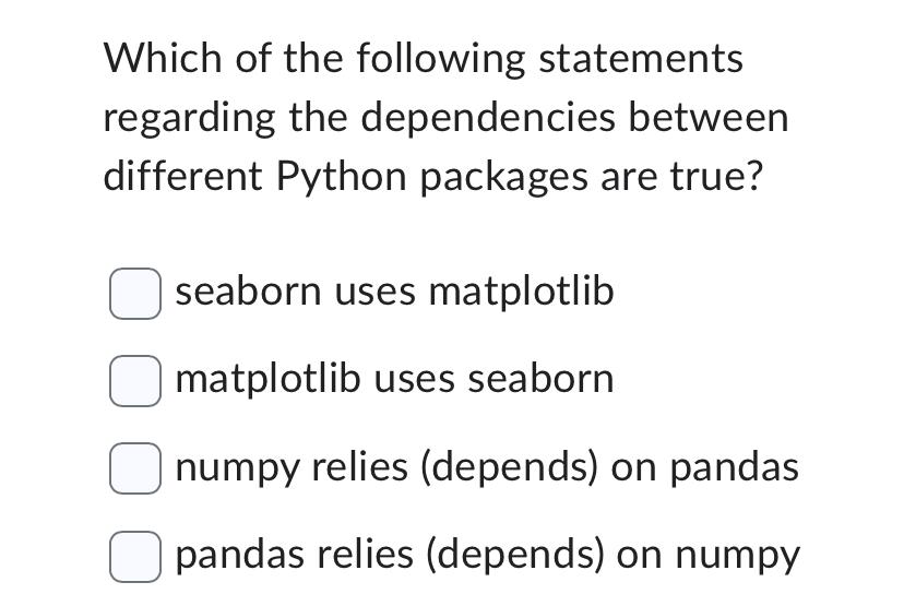 Solved Which of the following statements regarding the | Chegg.com