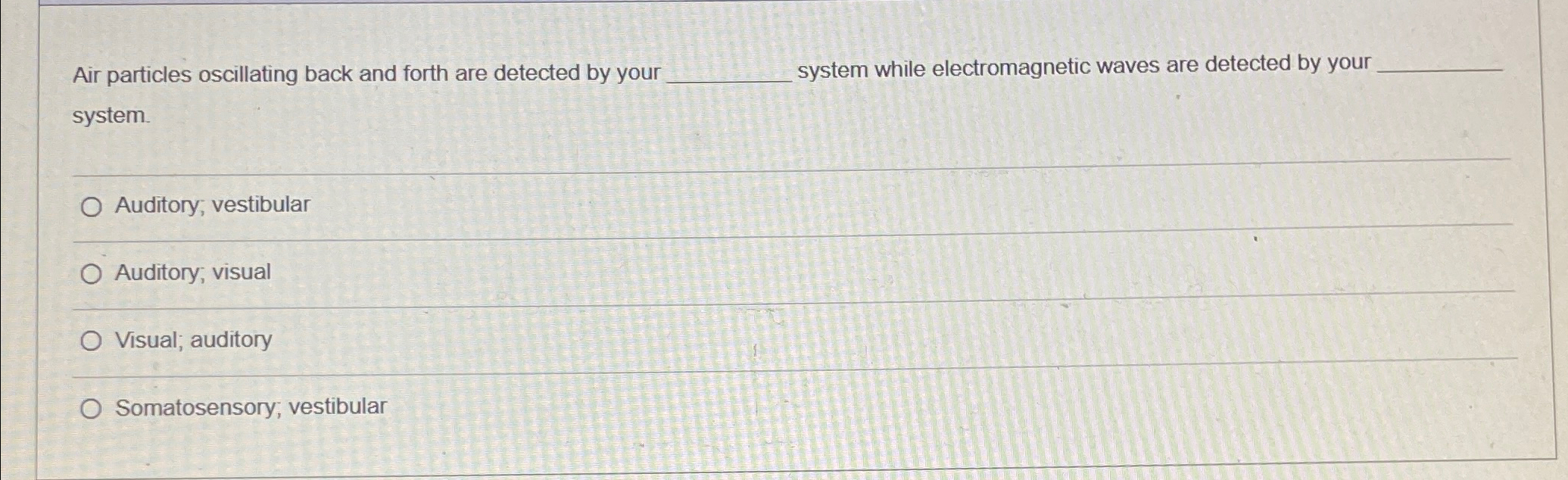 Solved Air particles oscillating back and forth are detected | Chegg.com