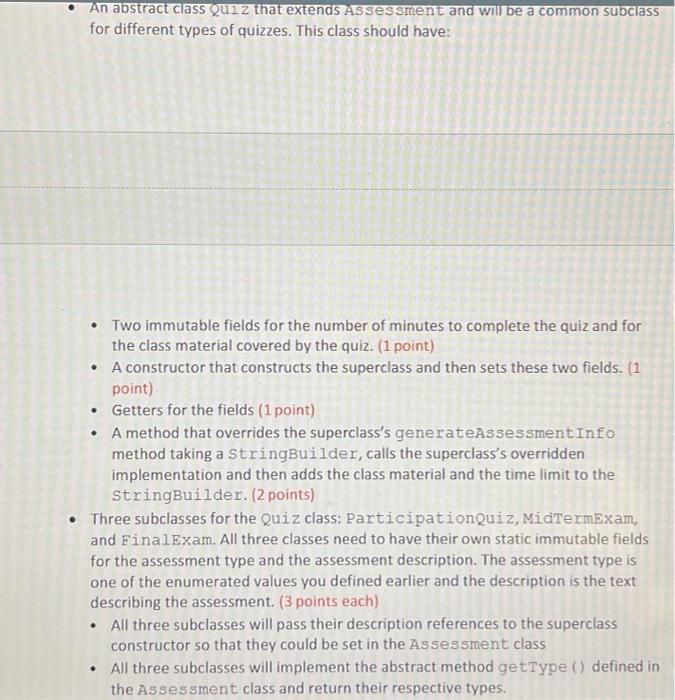 Solved Build a Class hierarchy: College Course Your goal is | Chegg.com