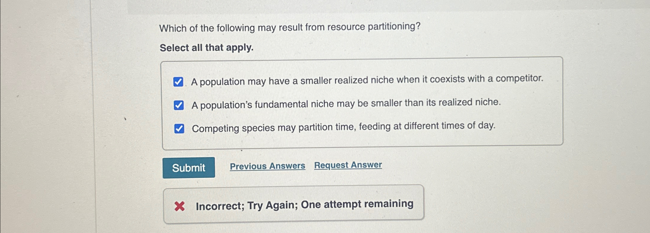 Solved Which of the following may result from resource | Chegg.com