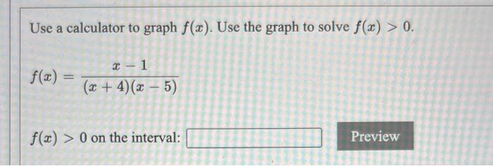 Solved Use a calculator to graph f(x). Use the graph to | Chegg.com