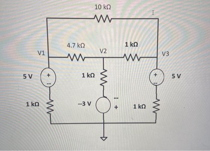 Solved Using nodal analysis calculate the values of V1,V2, | Chegg.com