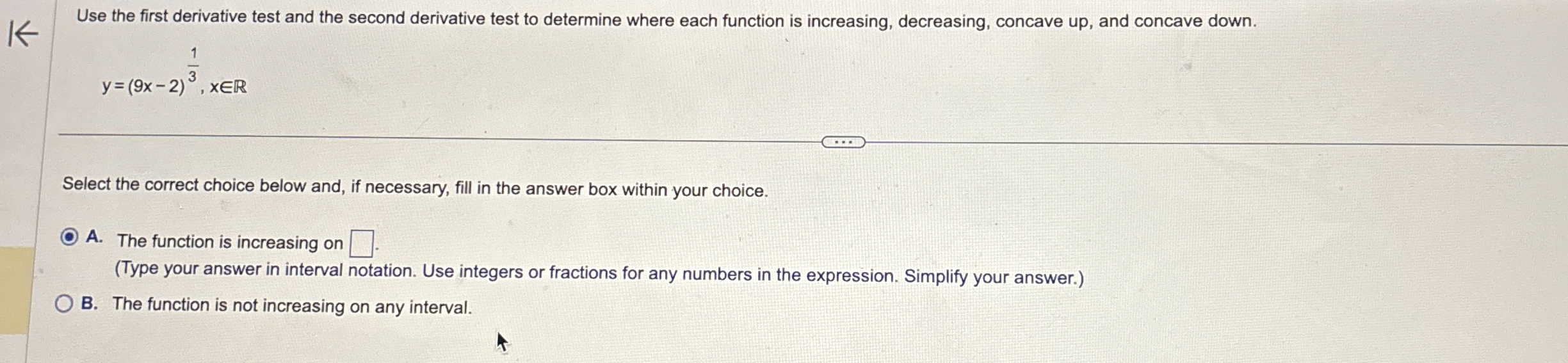 Solved Use the first derivative test and the second | Chegg.com