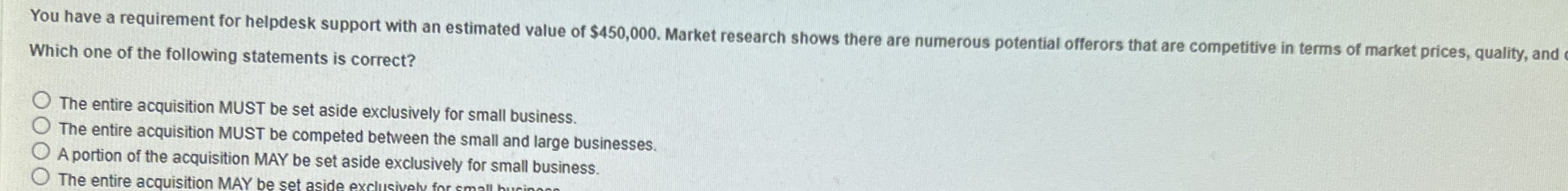 Solved You are the contracting officer for a | Chegg.com