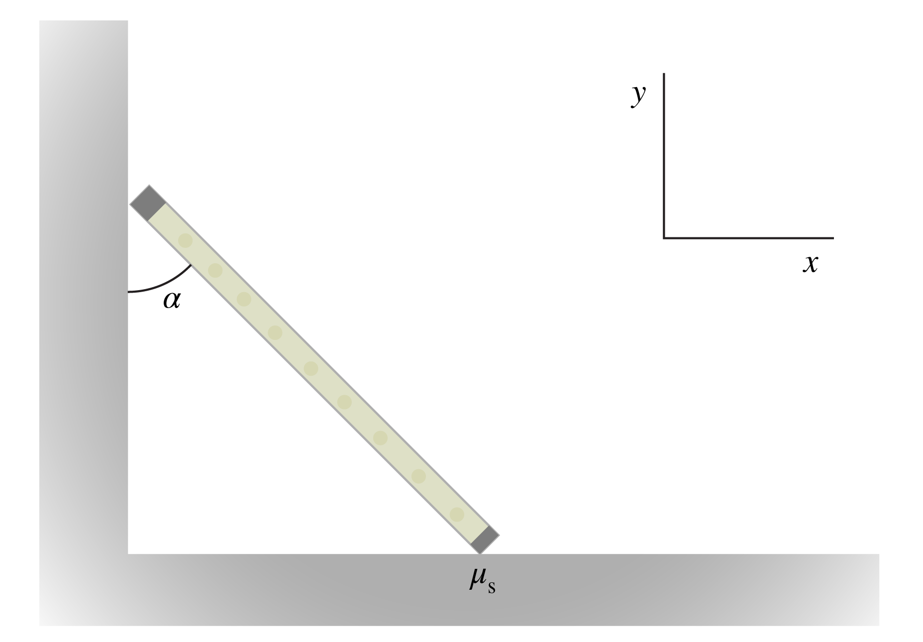 Solved A ladder is leaning against a vertical wall, and both | Chegg.com