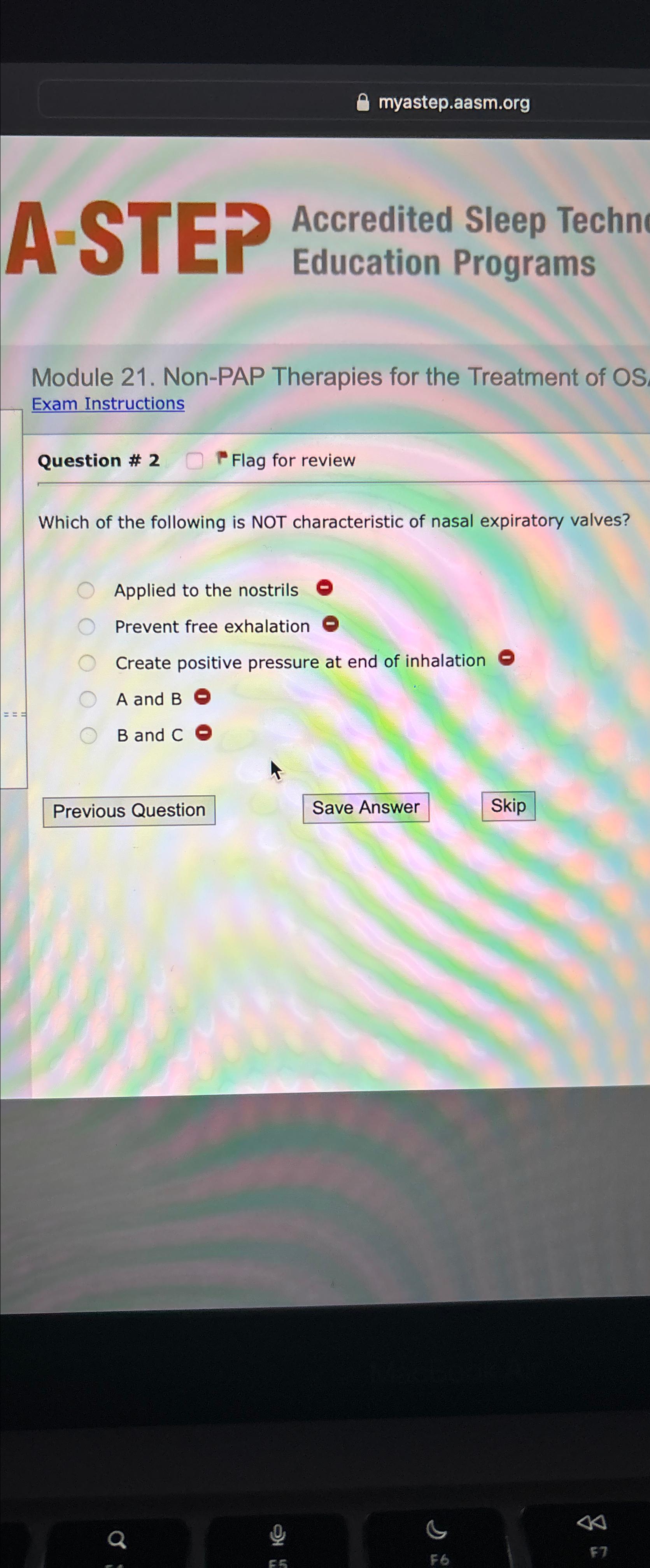 Solved myastep.aasm.orgAccredited Sleep Techn Education | Chegg.com