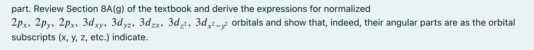 Solved Derive the expressions for | Chegg.com