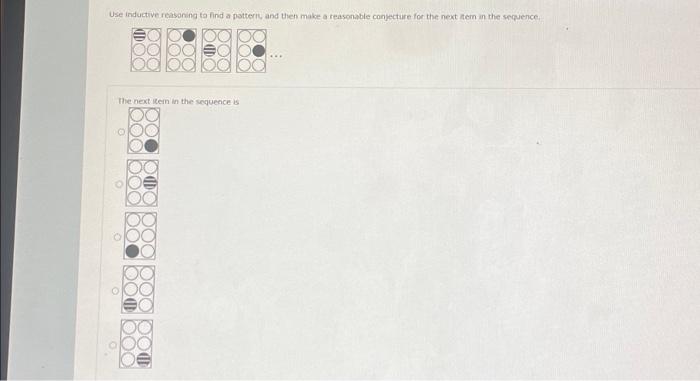 Solved Use inductive reasoning to find a pattern, and then | Chegg.com