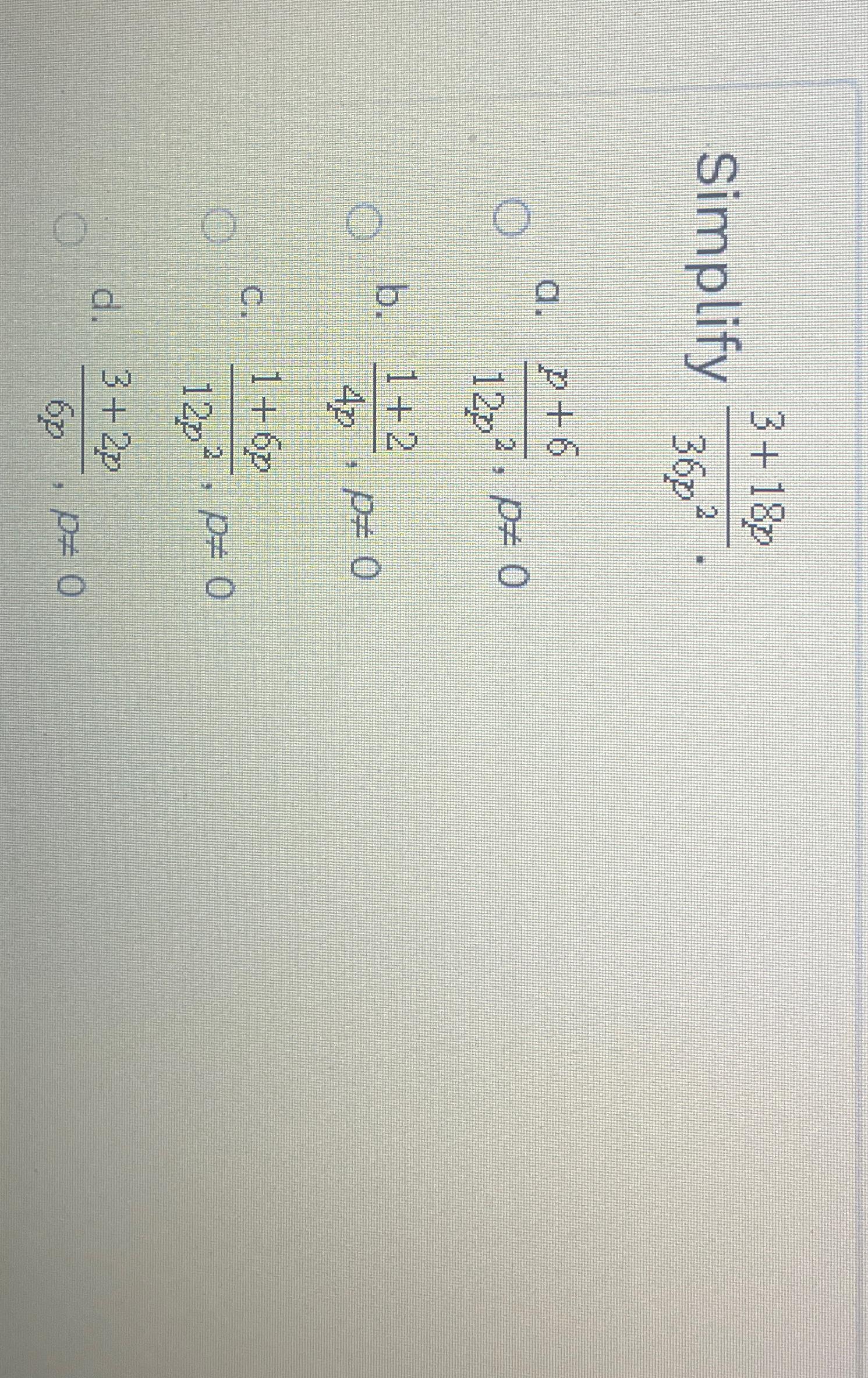 Solved Simplify | Chegg.com