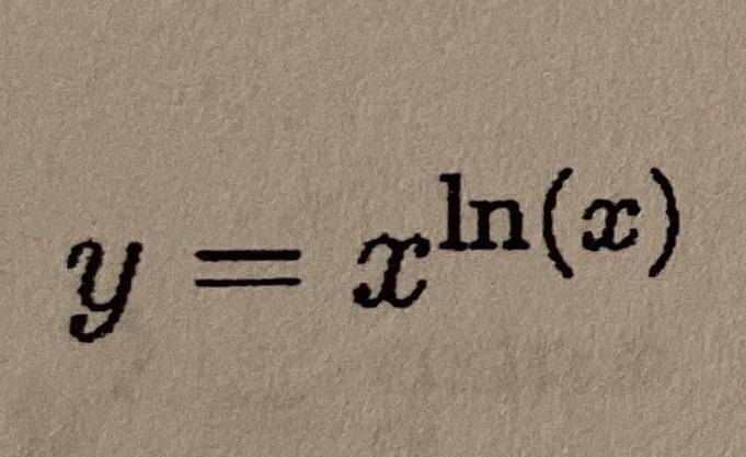 Solved y=xln(x) | Chegg.com