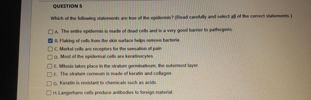 Solved QUESTION 5Which of the following statements are true | Chegg.com