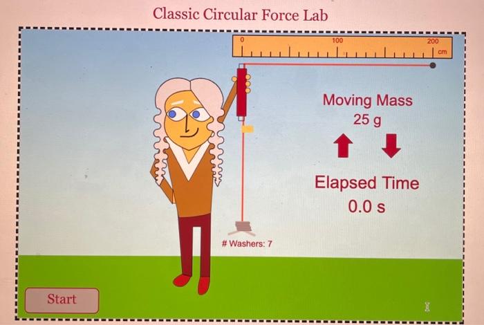 Solved Classic Circular Force Lab 100 200 بليبيا cm Moving | Chegg.com