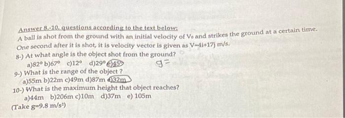 Solved Answer 8.-10. questions according to the text below: | Chegg.com