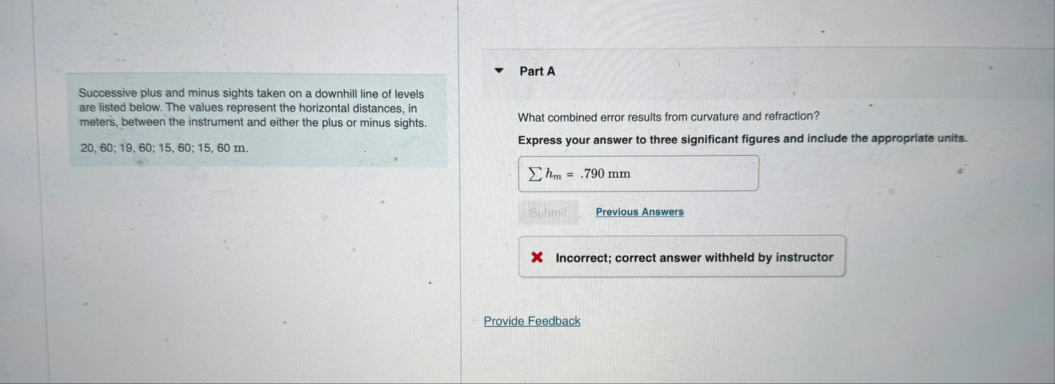 Solved Successive plus and minus sights taken on a downhill | Chegg.com