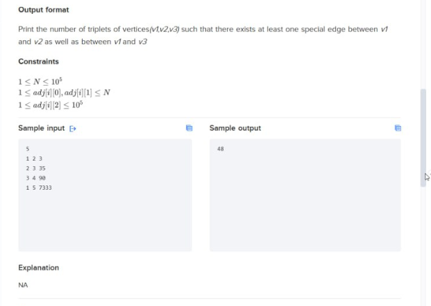 Solved Graph triplet Given a weighted tree containing N | Chegg.com