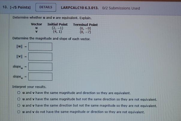 Solved 13. [-15 Points) DETAILS LARPCALC10 6.3.013.0/2 | Chegg.com Solved 13. [-15 Points) DETAILS LARPCALC10 6.3.013.0/2 | Chegg.com