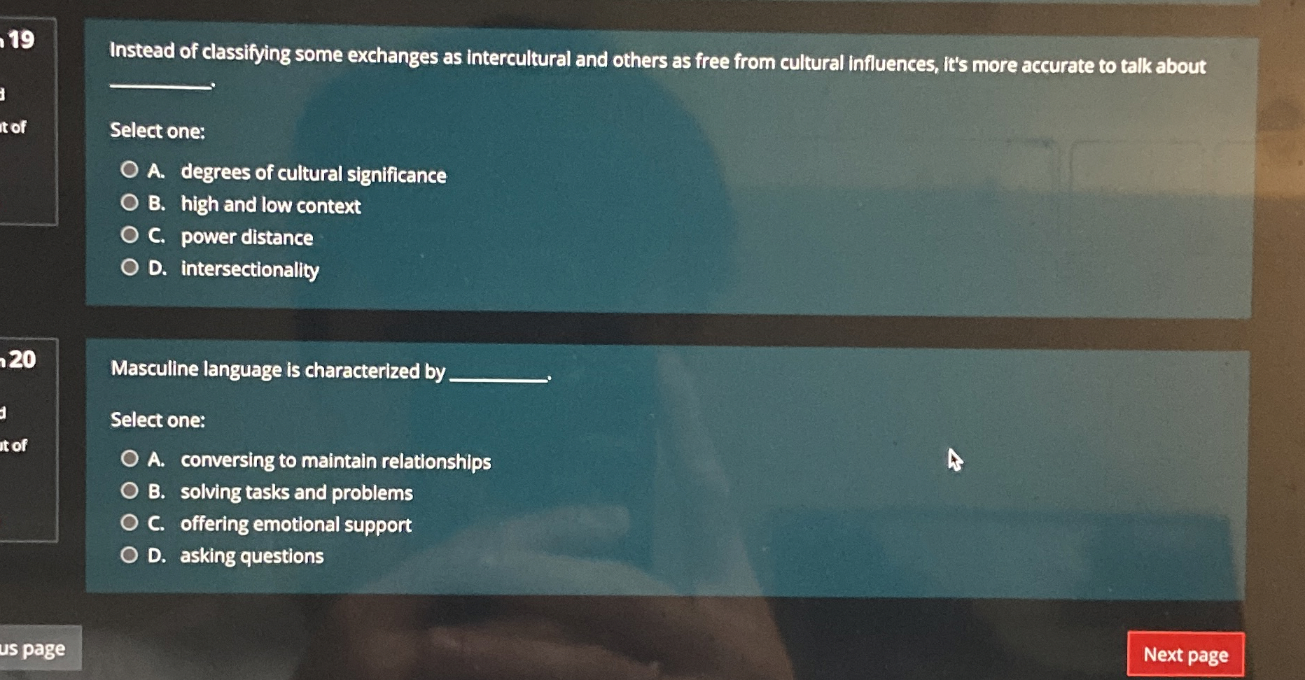 Solved Instead of classifying some exchanges as | Chegg.com
