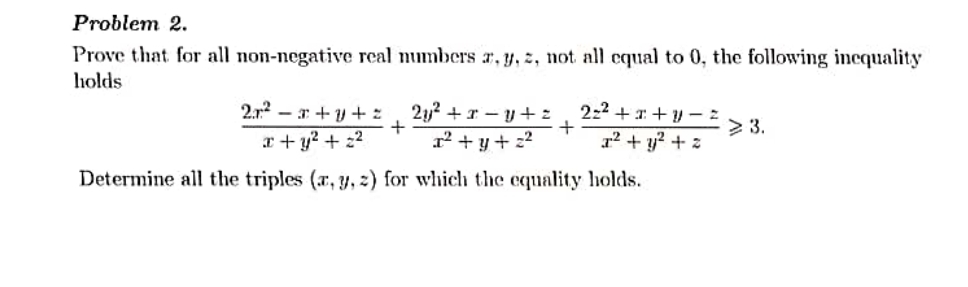Solved Problem 2.Prove that for all non-negative real | Chegg.com