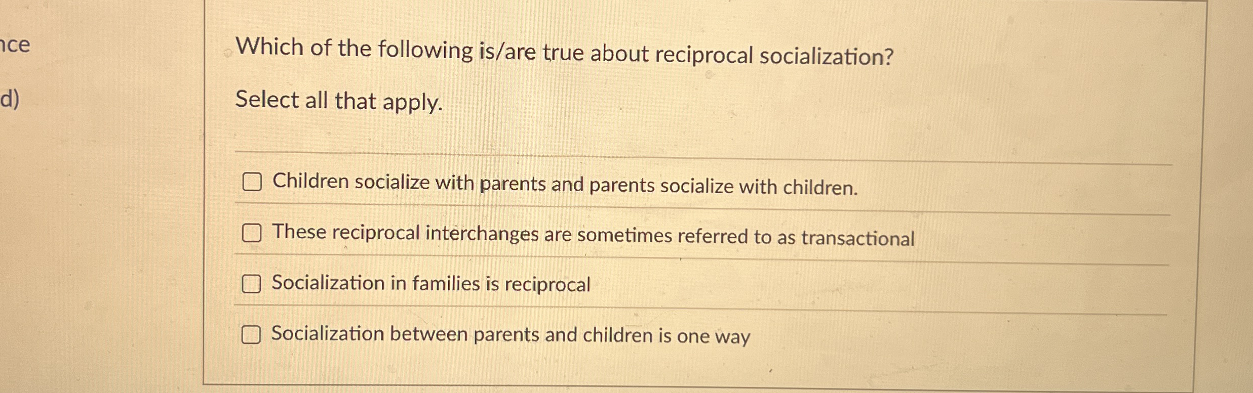 Solved Which of the following is/are true about reciprocal | Chegg.com