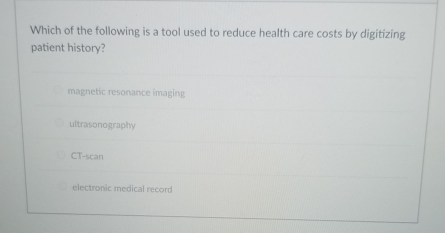 Solved Which of the following is a tool used to reduce | Chegg.com