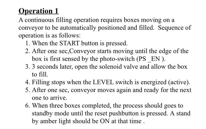 Solved Hopper START STOP Reset Solenoid Level Switch STAND | Chegg.com