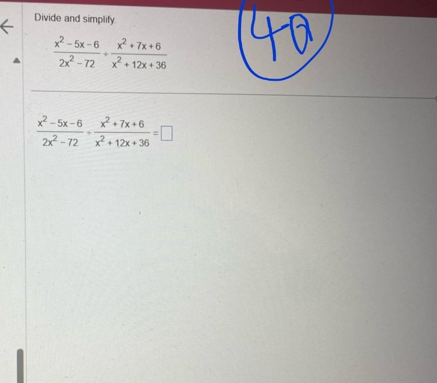 Solved Divide and | Chegg.com