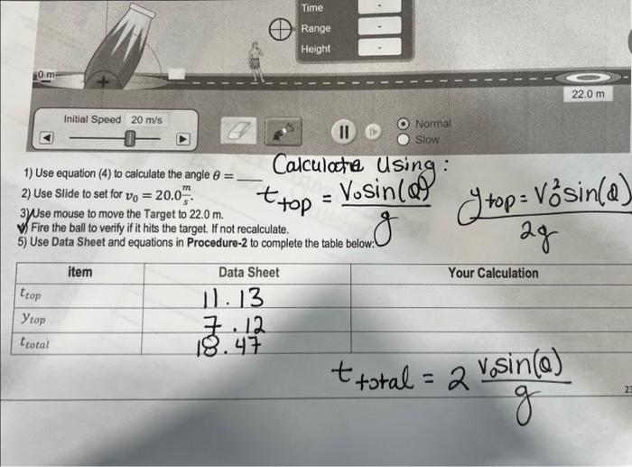 Solved 1) Use equation (4) to calculate the angle θ=− | Chegg.com