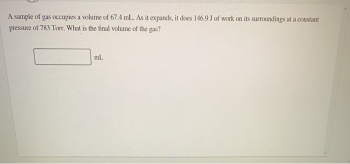 Solved Consider an ideal gas enclosed in a 1.00 L container | Chegg.com