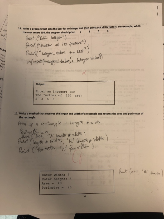 Solved det 1. Write a program that asks the user for an | Chegg.com